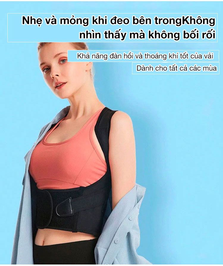 Các chuyên gia y tế Mỹ khuyên dùng-Đai điều chỉnh tư thế chuyên nghiệp ...